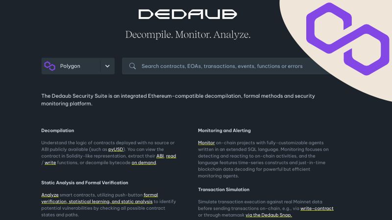 Dedaub on LinkedIn: As of this week, Dedaub (the “Dedaub Security Suite ... Dedaub on LinkedIn: As of this week, Dedaub (the “Dedaub Security Suite ...