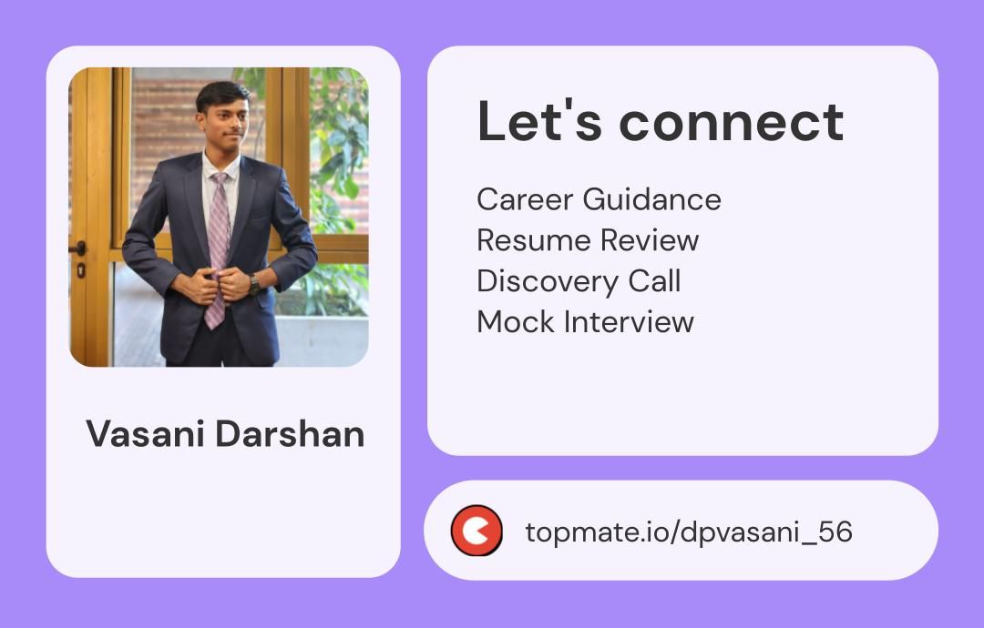 Launching Topmate: Mentorship and Giving Back | Darshan Vasani posted ... Launching Topmate: Mentorship and Giving Back | Darshan Vasani posted ...