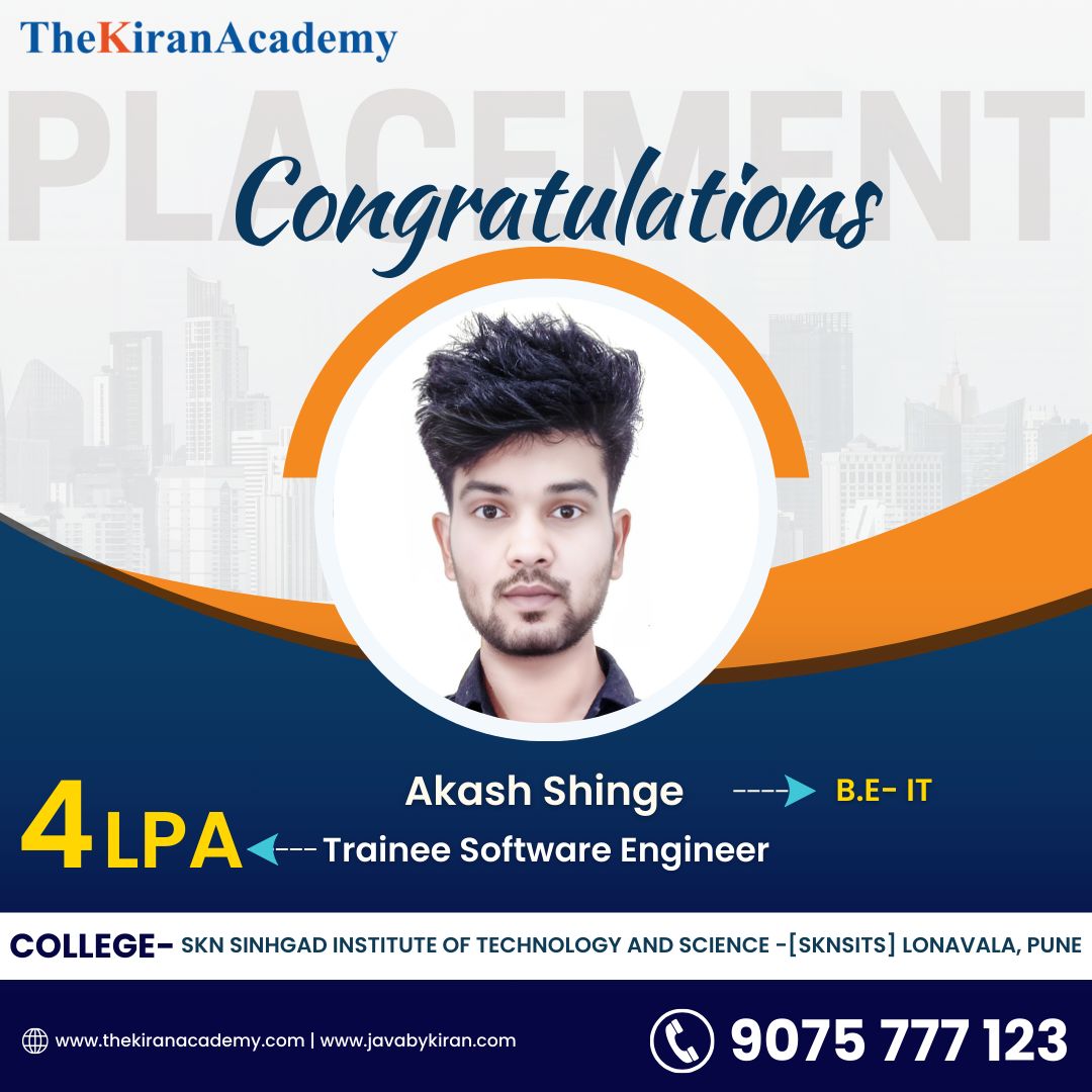 The Kiran Academy - Java By Kiran on LinkedIn: #softwaredeveloper # ... The Kiran Academy - Java By Kiran on LinkedIn: #softwaredeveloper # ...