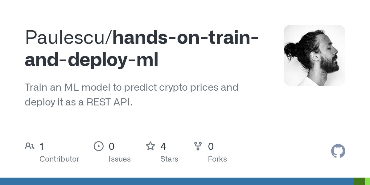 Panhawat Chhun on LinkedIn: GitHub - Paulescu/hands-on-train-and-deploy ... Panhawat Chhun on LinkedIn: GitHub - Paulescu/hands-on-train-and-deploy ...