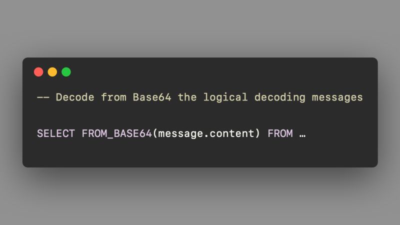 Francesco Tisiot on LinkedIn: #debezium #postgresql #apachekafka # ... Francesco Tisiot on LinkedIn: #debezium #postgresql #apachekafka # ...
