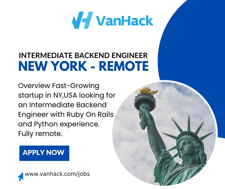 VanHack on LinkedIn: Are you an Intermediate Backend Engineer looking ... VanHack on LinkedIn: Are you an Intermediate Backend Engineer looking ...