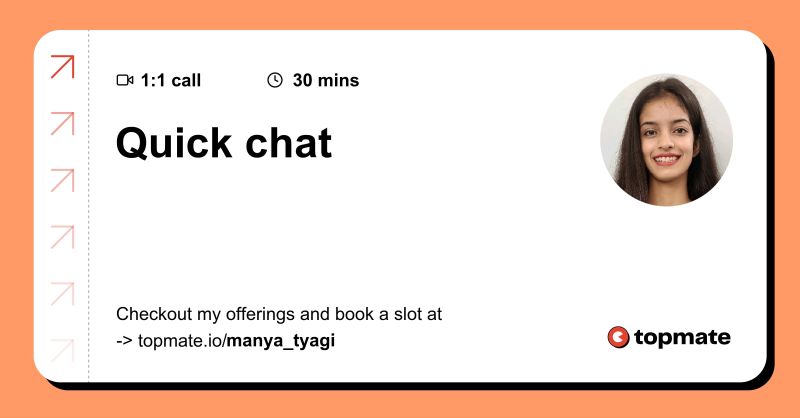 Manya Tyagi on LinkedIn: Quick chat with Manya Tyagi Manya Tyagi on LinkedIn: Quick chat with Manya Tyagi