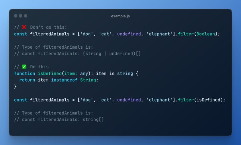 Petar Ivanov on LinkedIn: #typescript #softwareengineering #programming Petar Ivanov on LinkedIn: #typescript #softwareengineering #programming