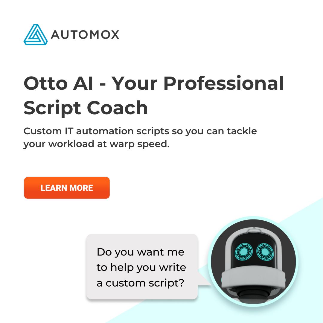 Automox on LinkedIn: Supercharge your IT scripting with Otto AI Automox on LinkedIn: Supercharge your IT scripting with Otto AI