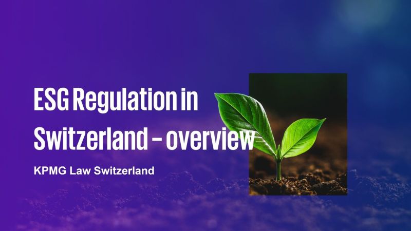 Thomas Brotzer on LinkedIn: ESG Regulation in Switzerland – overview Thomas Brotzer on LinkedIn: ESG Regulation in Switzerland – overview