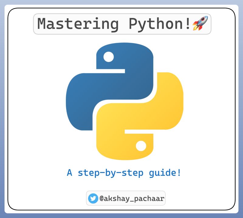 Akshay Pachaar on LinkedIn: #python Akshay Pachaar on LinkedIn: #python
