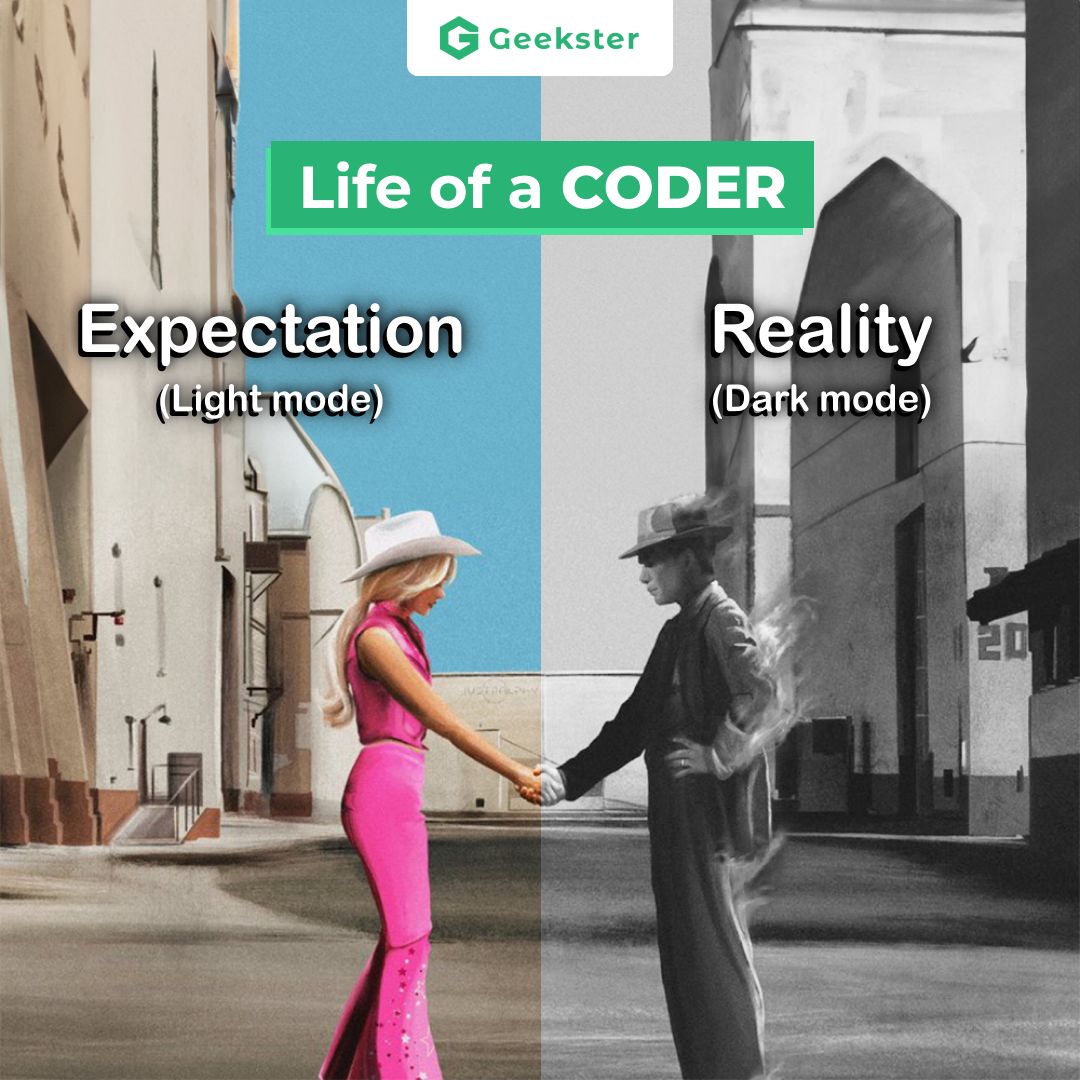 Geekster on LinkedIn: #geekster #barbie #oppenheimer #coderslife Geekster on LinkedIn: #geekster #barbie #oppenheimer #coderslife