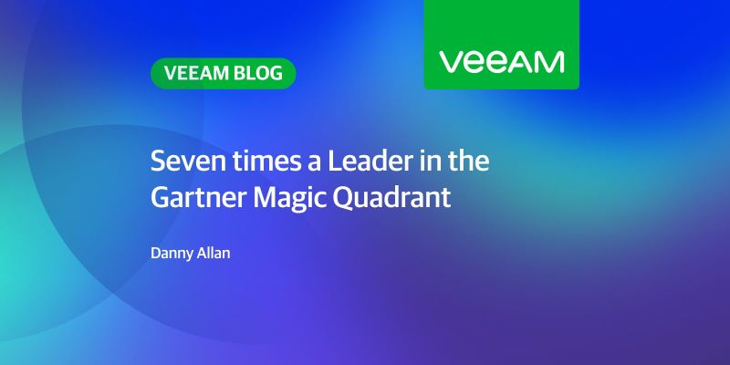 Razvan Tulai on LinkedIn: 2023 Gartner Magic Quadrant: Veeam's 7th ... Razvan Tulai on LinkedIn: 2023 Gartner Magic Quadrant: Veeam's 7th ...