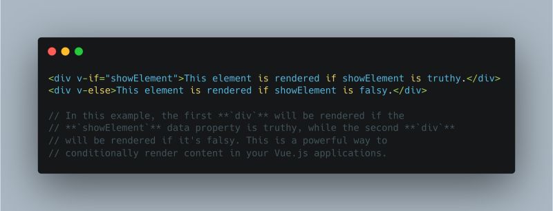 Faruk Nasir on LinkedIn: To conditionally render elements in Vue.js ... Faruk Nasir on LinkedIn: To conditionally render elements in Vue.js ...