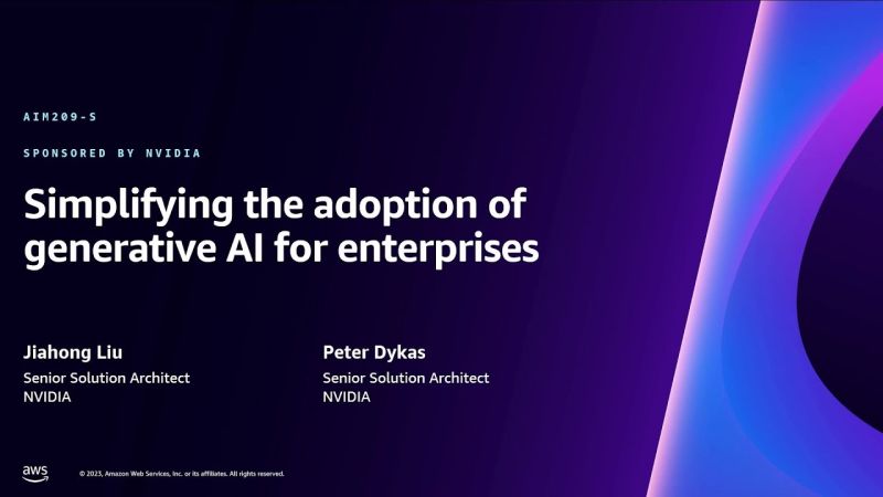 Patricia de Boer on LinkedIn: AWS re:Invent 2023 - Simplifying the ... Patricia de Boer on LinkedIn: AWS re:Invent 2023 - Simplifying the ...