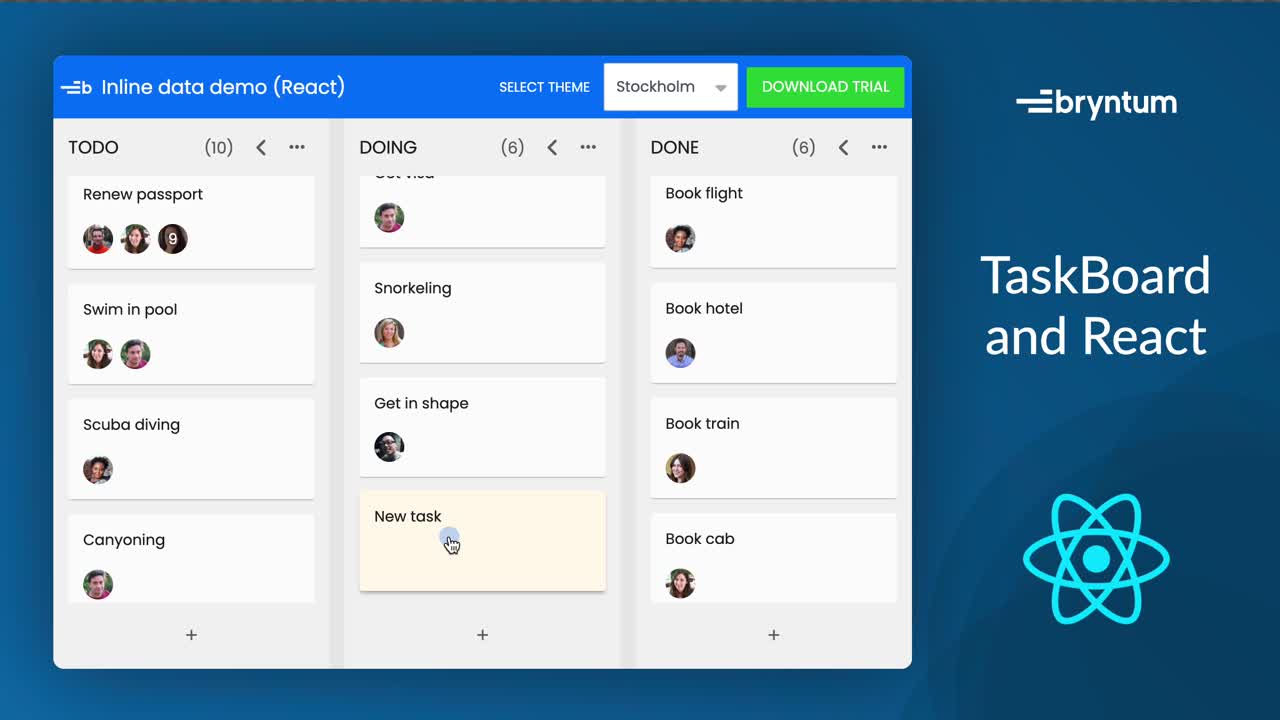 Bryntum on LinkedIn: #react #kanban #devex Bryntum on LinkedIn: #react #kanban #devex