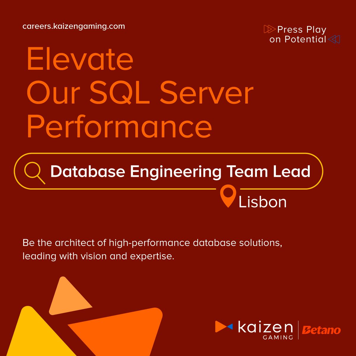 Kaizen Gaming on LinkedIn: Database Engineering Team Lead Kaizen Gaming on LinkedIn: Database Engineering Team Lead