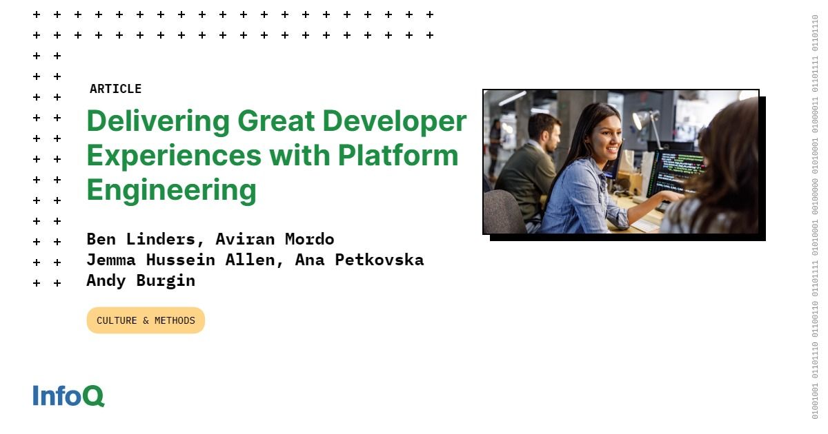 InfoQ on LinkedIn: #platformengineering #infoq InfoQ on LinkedIn: #platformengineering #infoq