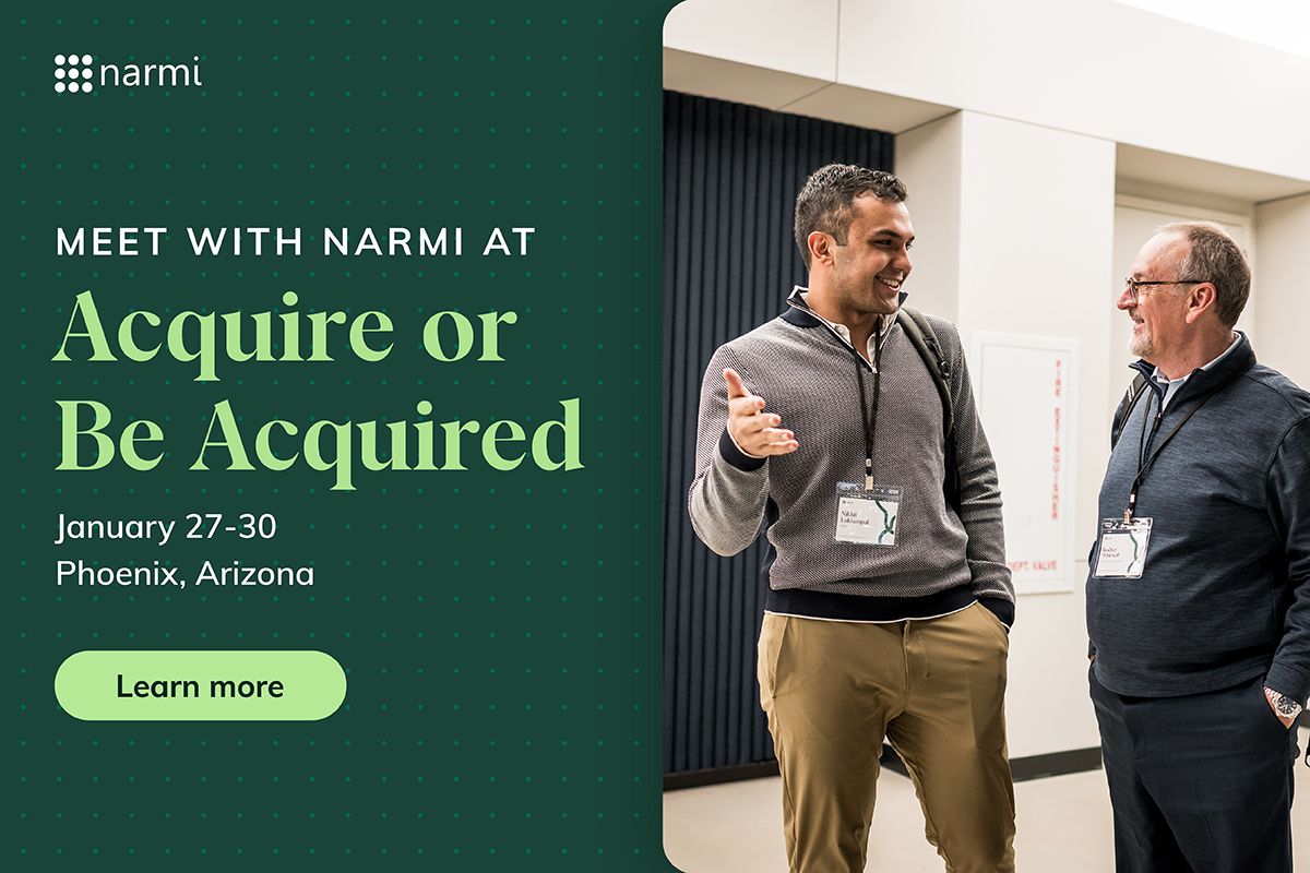 Narmi on LinkedIn: Meet with Narmi at Acquire or Be Acquired 2024 Narmi on LinkedIn: Meet with Narmi at Acquire or Be Acquired 2024