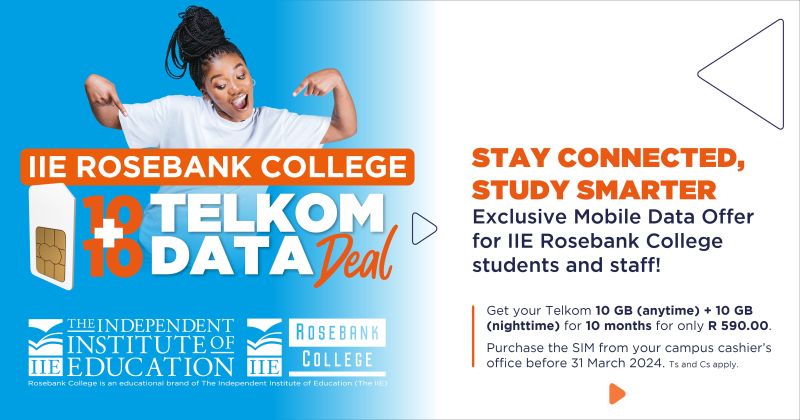 IIE Rosebank College on LinkedIn: As a student or staff member at IIE ... IIE Rosebank College on LinkedIn: As a student or staff member at IIE ...