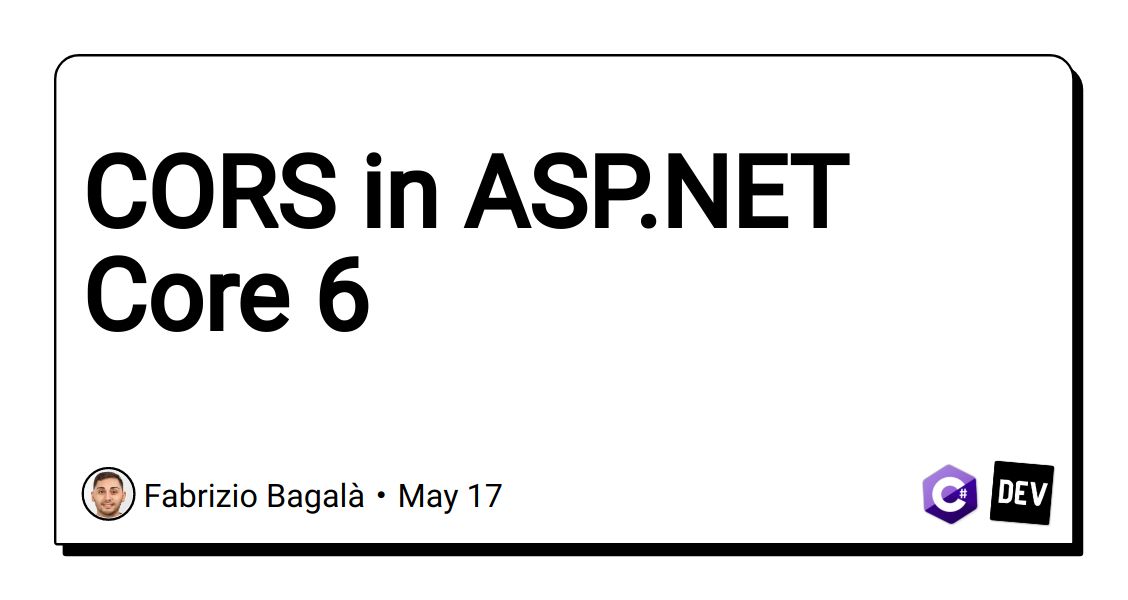Ivano Scifoni on LinkedIn: CORS in ASP.NET Ivano Scifoni on LinkedIn: CORS in ASP.NET