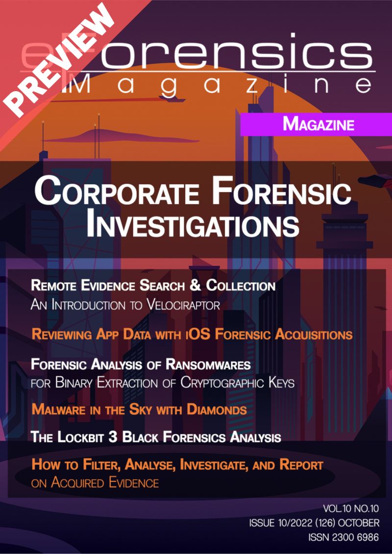 eForensics Magazine & Courses on LinkedIn: Preview - Corporate Forensic ... eForensics Magazine & Courses on LinkedIn: Preview - Corporate Forensic ...