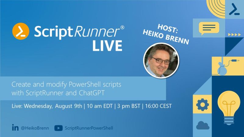 ScriptRunner on LinkedIn: ScriptRunner LIVE: Create & modify scripts ... ScriptRunner on LinkedIn: ScriptRunner LIVE: Create & modify scripts ...