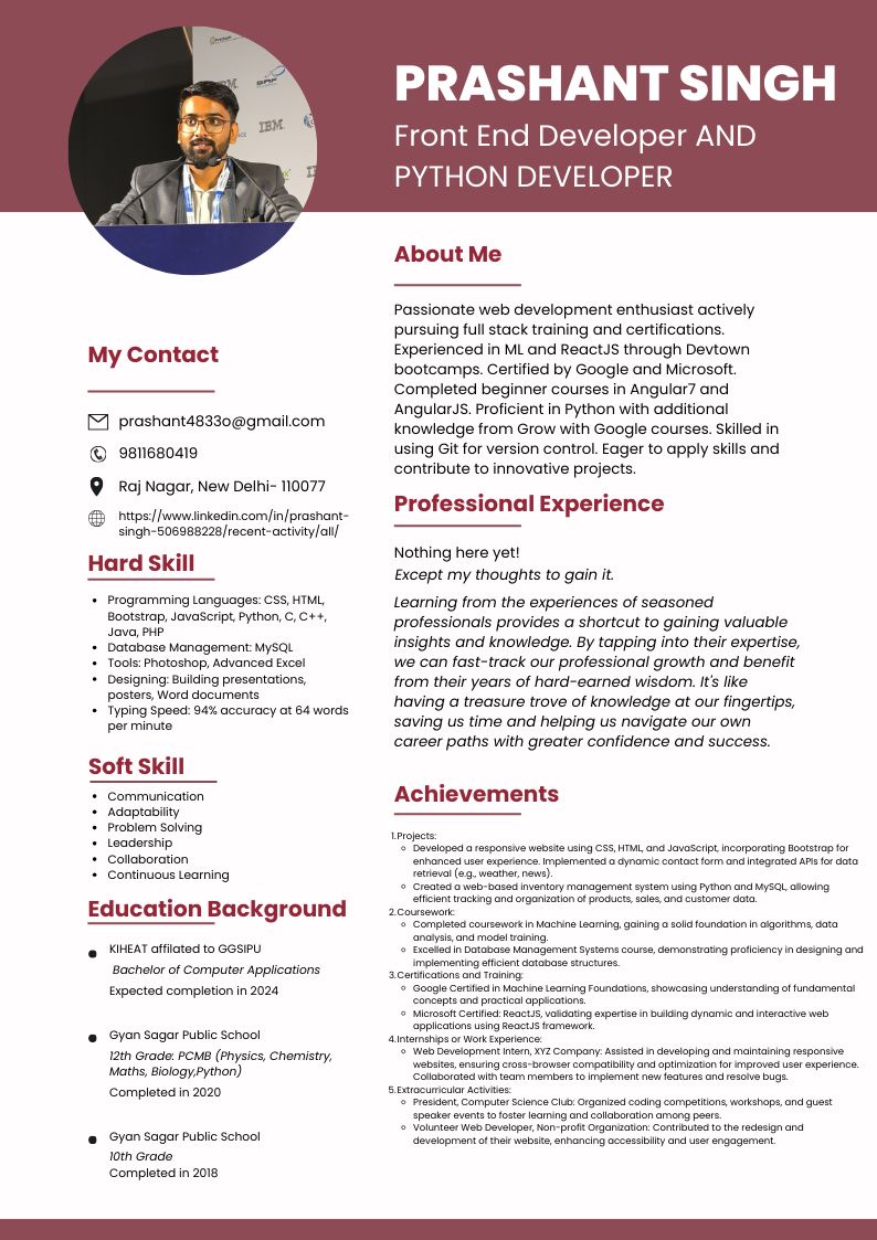 PRASHANT SINGH posted on LinkedIn PRASHANT SINGH posted on LinkedIn