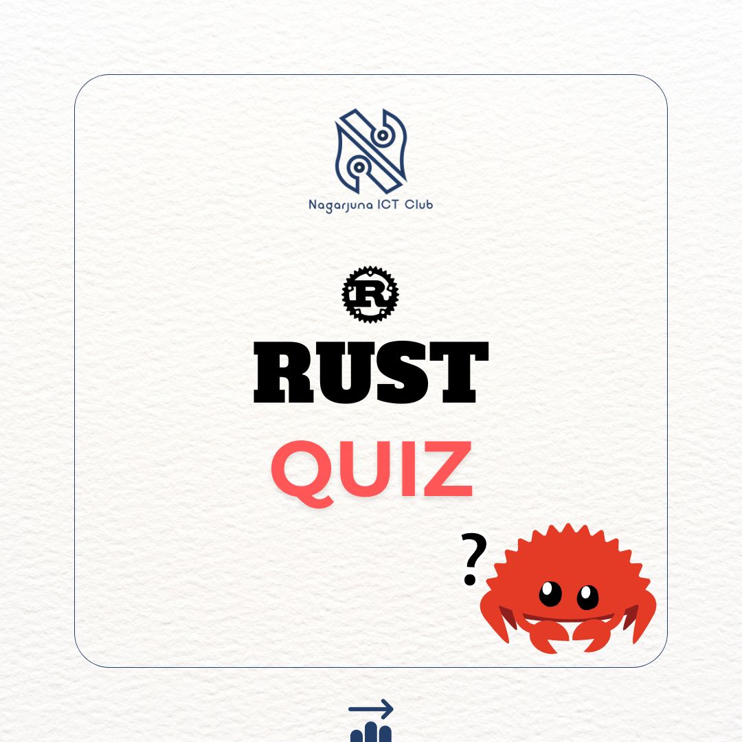 Nagarjuna ICT Club on LinkedIn: #rustquiz #nagarjunaictclub Nagarjuna ICT Club on LinkedIn: #rustquiz #nagarjunaictclub