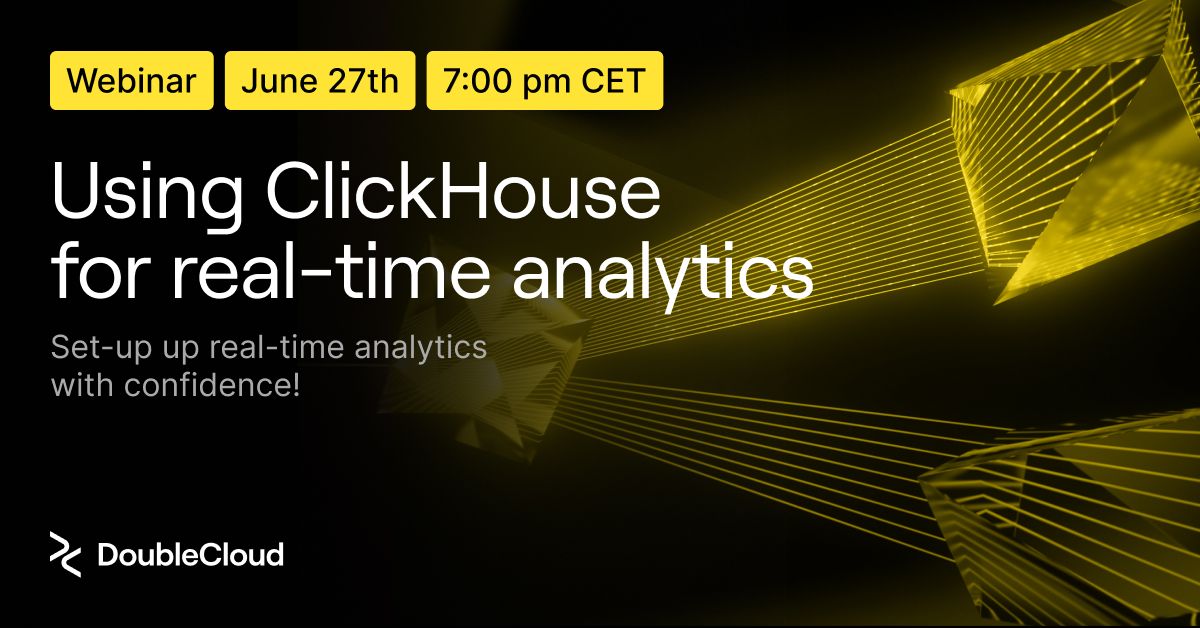 DoubleCloud on LinkedIn: Using ClickHouse for real-time analytics DoubleCloud on LinkedIn: Using ClickHouse for real-time analytics