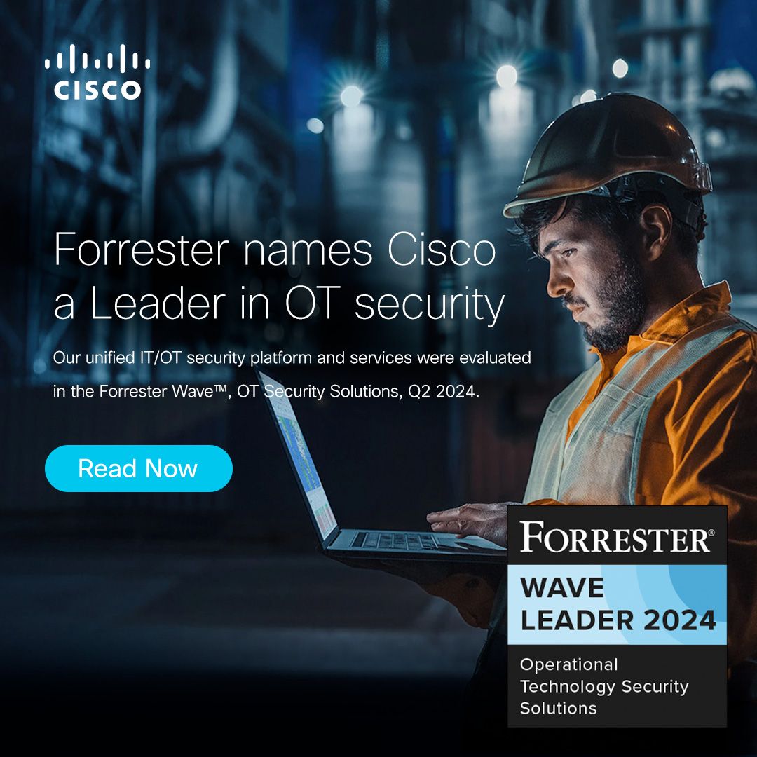 Cisco Industrial IoT on LinkedIn: Forrester Names Cisco a Leader in OT ... Cisco Industrial IoT on LinkedIn: Forrester Names Cisco a Leader in OT ...