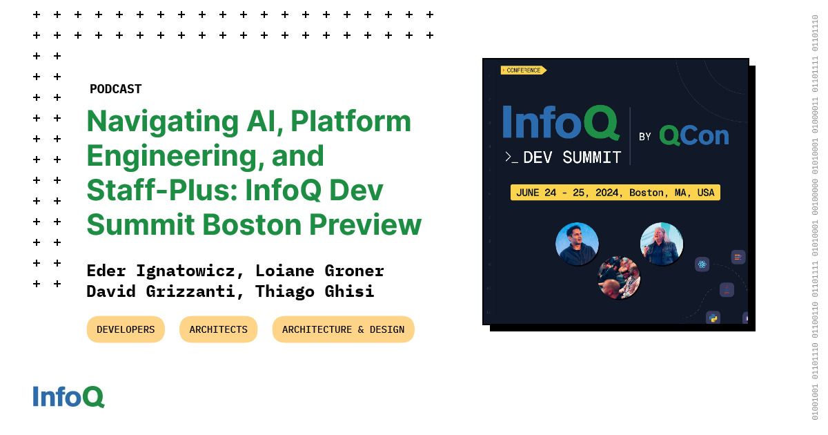 InfoQ on LinkedIn: #infoq #podcast #infoqdevsummitboston # ... InfoQ on LinkedIn: #infoq #podcast #infoqdevsummitboston # ...