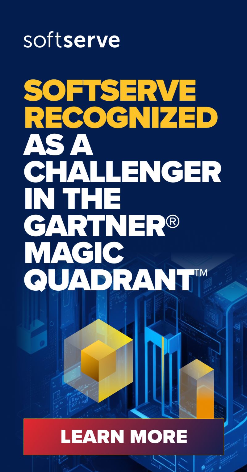 SoftServe on LinkedIn: SoftServe has been recognized as a Challenger by ... SoftServe on LinkedIn: SoftServe has been recognized as a Challenger by ...