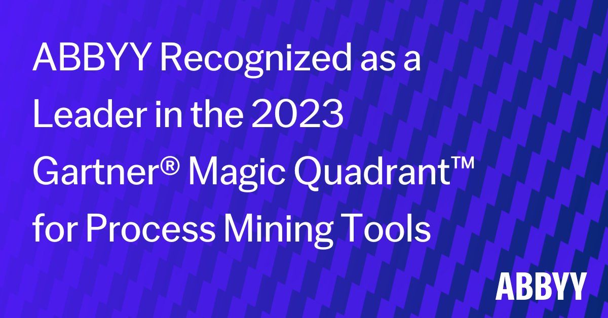 Elias Abdo on LinkedIn: ABBYY Named a Leader in the 2023 Gartner® Magic ... Elias Abdo on LinkedIn: ABBYY Named a Leader in the 2023 Gartner® Magic ...