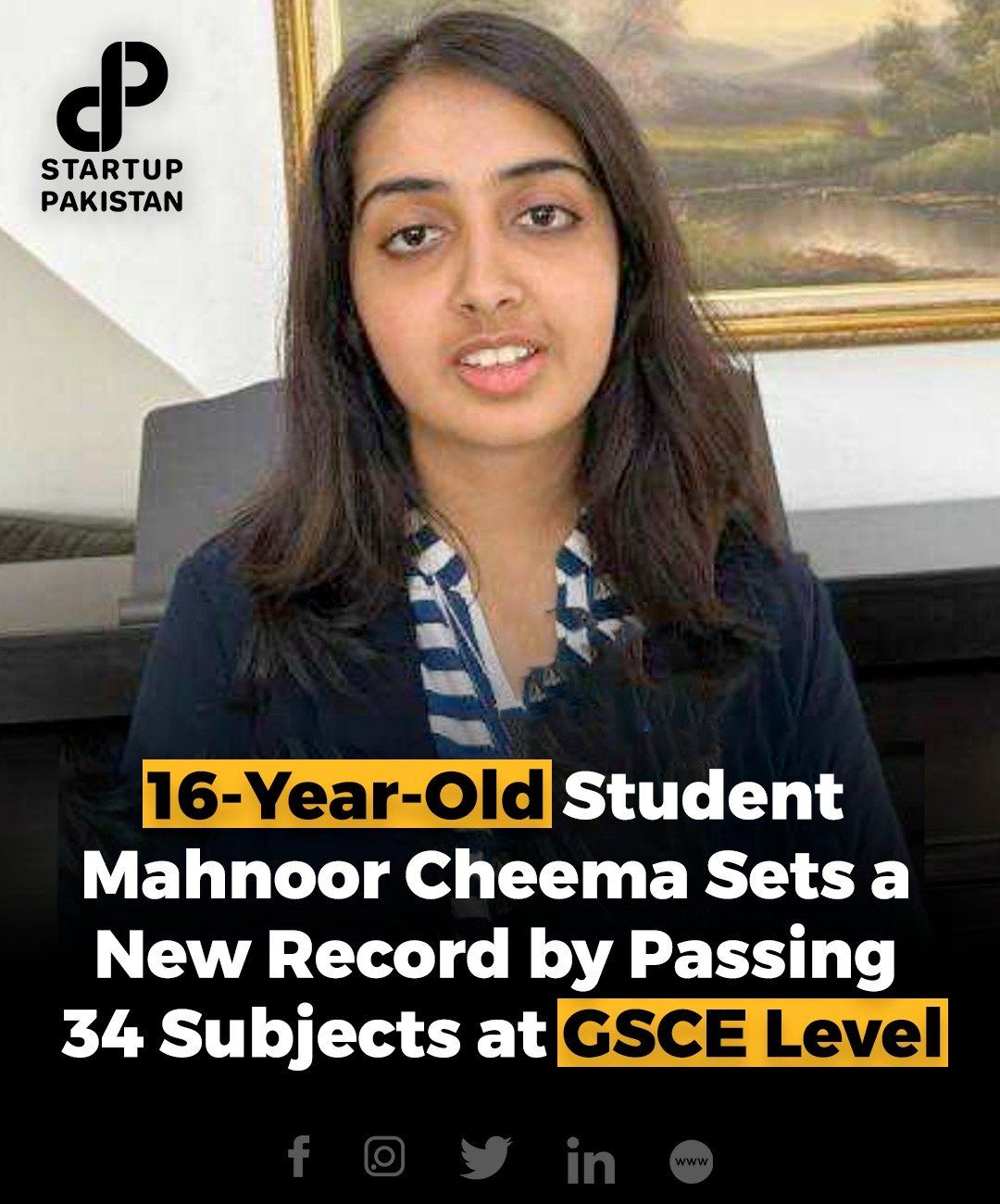 Startup Pakistan on LinkedIn: Sixteen-year-old Mahnoor Cheema, a ... Startup Pakistan on LinkedIn: Sixteen-year-old Mahnoor Cheema, a ...