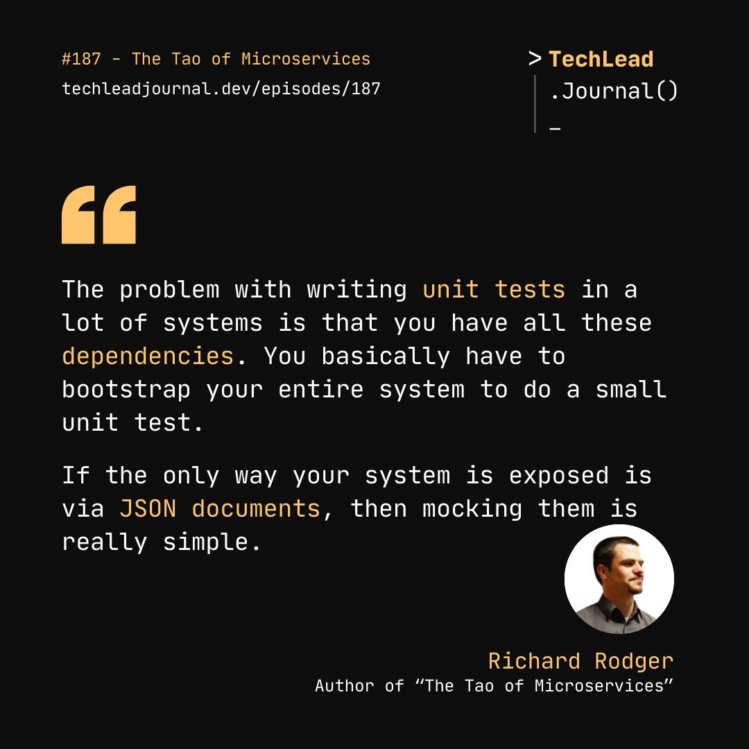 Tech Lead Journal on LinkedIn: Unit testing is often complicated by ... Tech Lead Journal on LinkedIn: Unit testing is often complicated by ...
