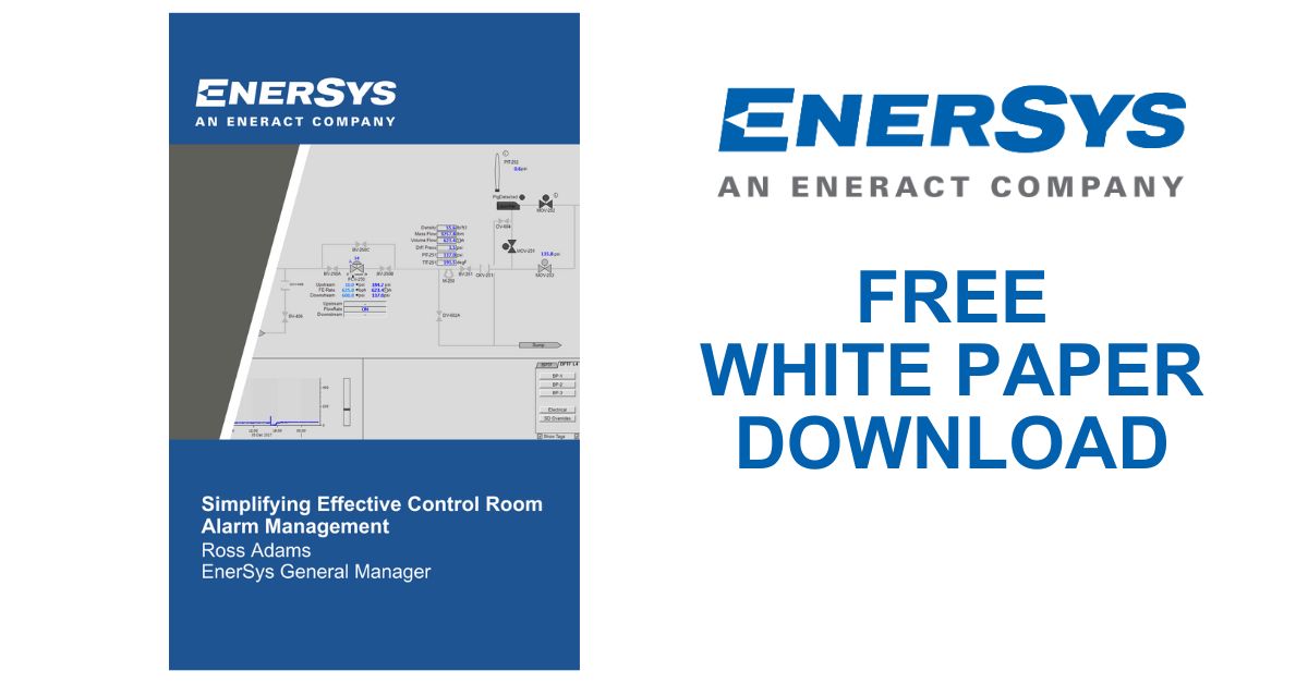 How to improve alarm management in pipeline control rooms | EnerSys ... How to improve alarm management in pipeline control rooms | EnerSys ...