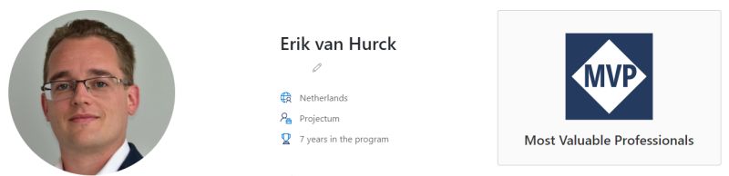 Erik van Hurck on LinkedIn: #mvpbuzz Erik van Hurck on LinkedIn: #mvpbuzz