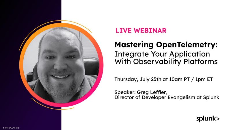 Splunk on LinkedIn: Mastering OpenTelemetry: Integrating Your ... Splunk on LinkedIn: Mastering OpenTelemetry: Integrating Your ...