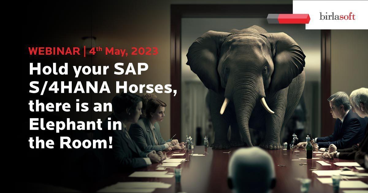 Birlasoft on LinkedIn: Webinar: Contemplating SAP S/4HANA? – Addressing ... Birlasoft on LinkedIn: Webinar: Contemplating SAP S/4HANA? – Addressing ...