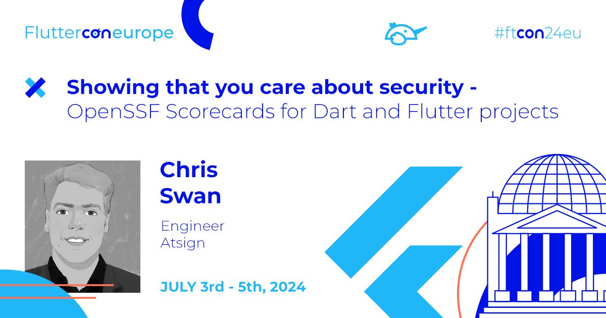 Fluttercon on LinkedIn: #ftcon24eu #dart #flutter #openssf Fluttercon on LinkedIn: #ftcon24eu #dart #flutter #openssf