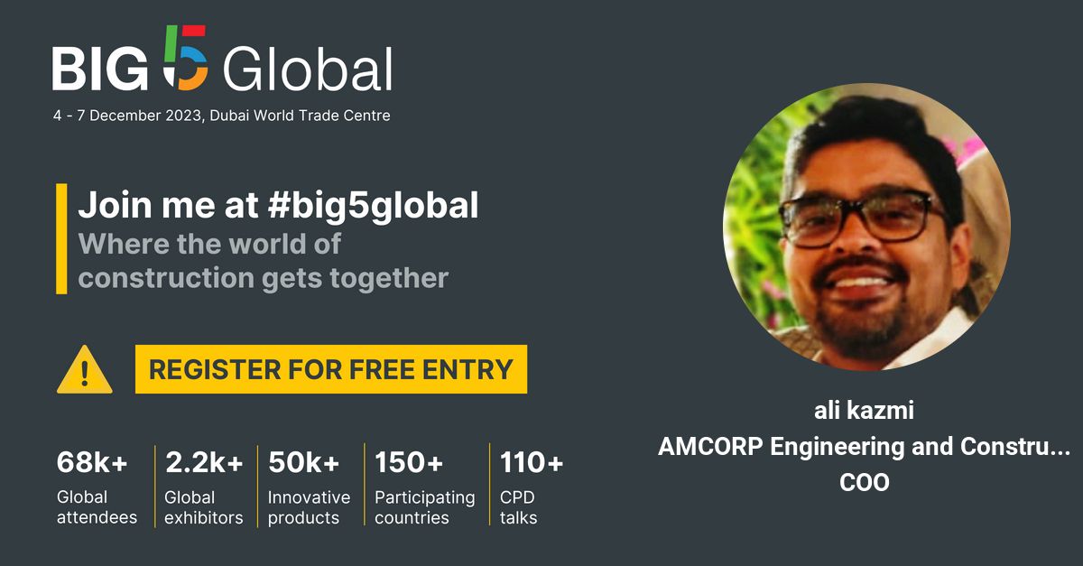 Ali Kazmi on LinkedIn: Big 5 Global Ali Kazmi on LinkedIn: Big 5 Global