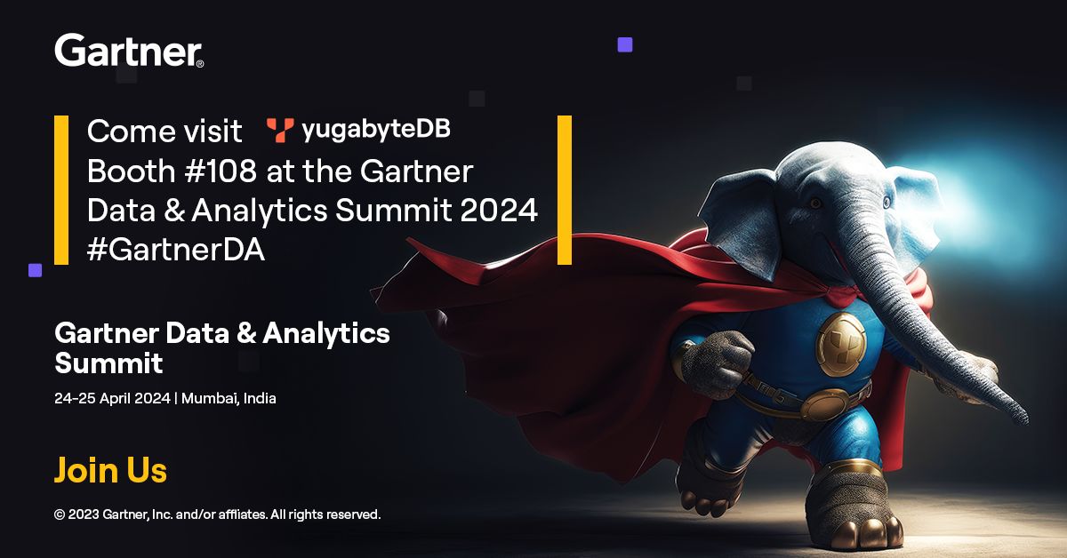 Yugabyte on LinkedIn: #yugabytedb #gartner #postgresql #cloudnative # ... Yugabyte on LinkedIn: #yugabytedb #gartner #postgresql #cloudnative # ...