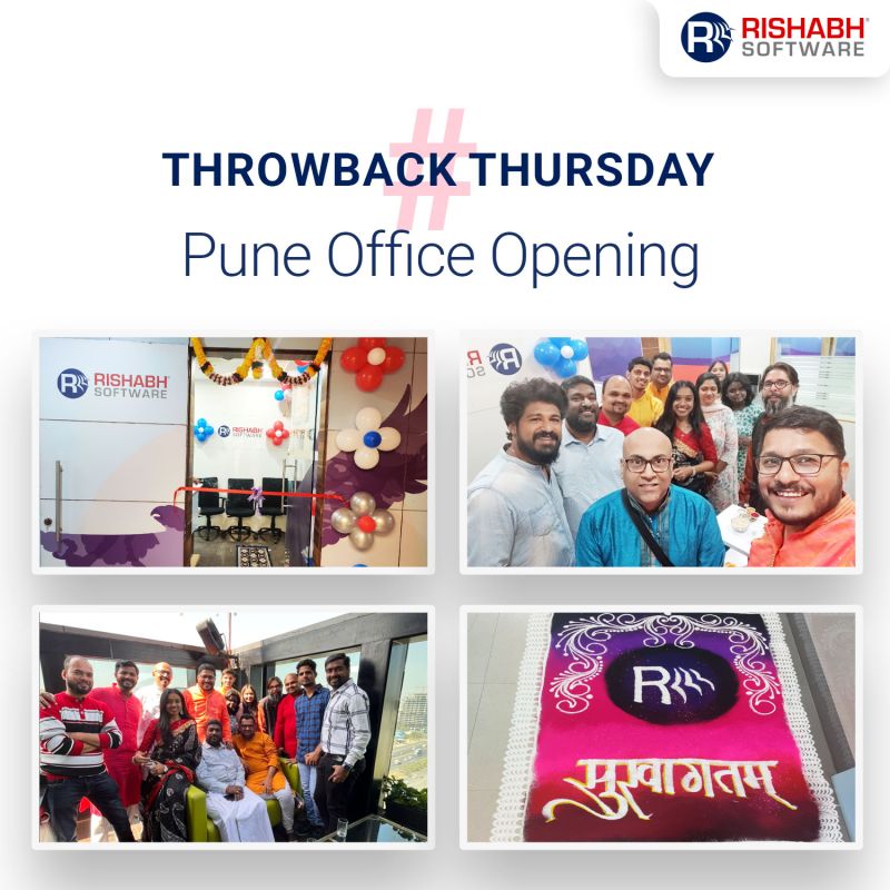 Rishabh Software on LinkedIn: #throwbackthursday Rishabh Software on LinkedIn: #throwbackthursday