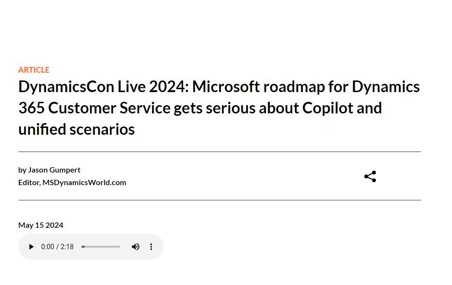 MSDynamicsWorld.com (MSDW) on LinkedIn: DynamicsCon Live 2024 ... MSDynamicsWorld.com (MSDW) on LinkedIn: DynamicsCon Live 2024 ...