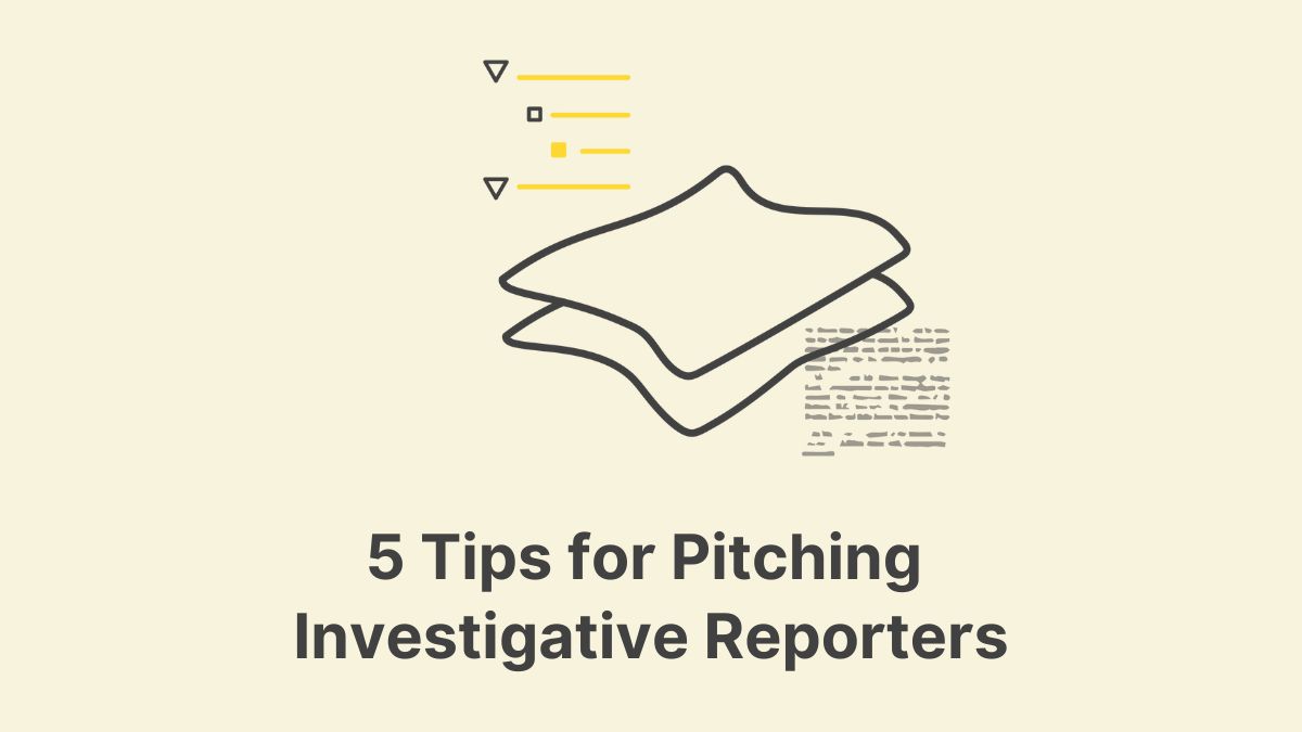 Jered M. on LinkedIn: 5 Tips for Pitching Investigative Reporters Jered M. on LinkedIn: 5 Tips for Pitching Investigative Reporters