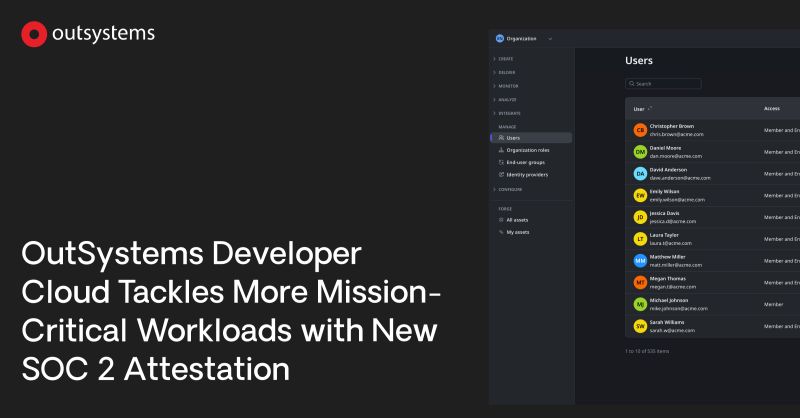 Tiago Leão on LinkedIn: OutSystems Developer Cloud Tackles More Mission ... Tiago Leão on LinkedIn: OutSystems Developer Cloud Tackles More Mission ...