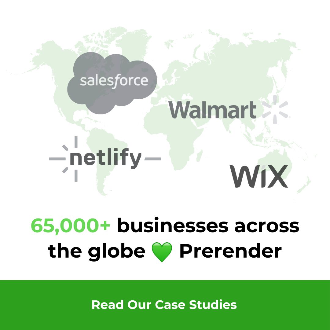 Prerender® on LinkedIn: #seo #javascript #prerender #javascriptseo # ... Prerender® on LinkedIn: #seo #javascript #prerender #javascriptseo # ...