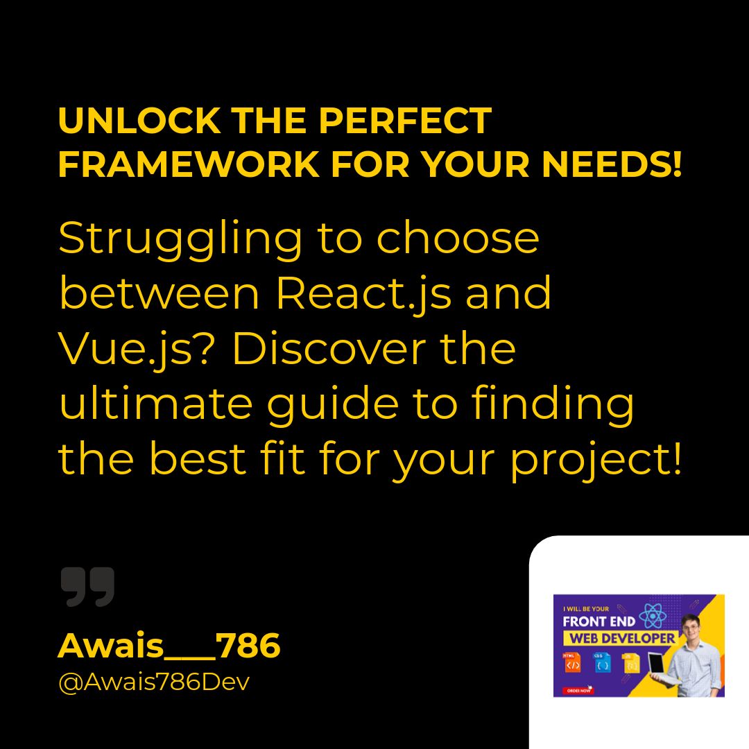 Muhammad Awais on LinkedIn: #webdevelopment #reactjs #vuejs Muhammad Awais on LinkedIn: #webdevelopment #reactjs #vuejs
