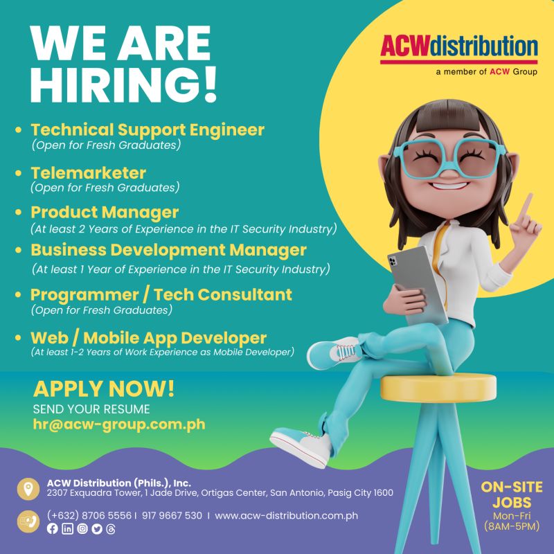ACW Distribution Phils., Inc. on LinkedIn: Start your journey, with ACW ... ACW Distribution Phils., Inc. on LinkedIn: Start your journey, with ACW ...