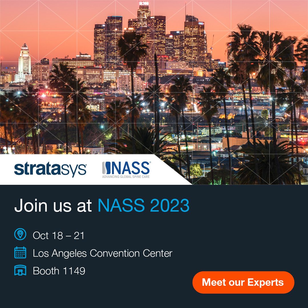Stratasys Healthcare on LinkedIn: NASS Medical Event Stratasys Healthcare on LinkedIn: NASS Medical Event