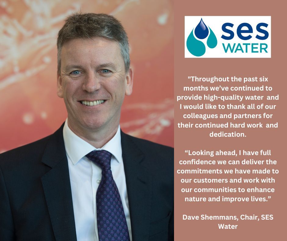 SES Water on LinkedIn: Today, we’ve published our Chair’s half-year ... SES Water on LinkedIn: Today, we’ve published our Chair’s half-year ...