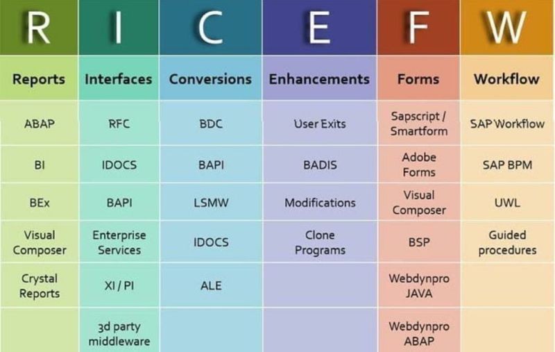 RICEFW in SAP Implementation: A Comprehensive Guide RICEFW in SAP Implementation: A Comprehensive Guide