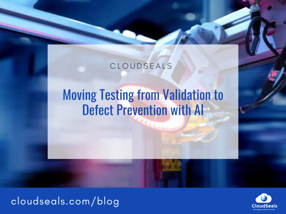 Moving Testing from Validation to Defect Prevention with AI. Moving Testing from Validation to Defect Prevention with AI.
